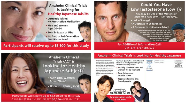 Anaheim Clinical Trials - Collateral - Stassines Cross Integrated Marketing